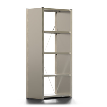 Fachbodenregal mit Seitenwand 150 kg 2.000 x 875 x 500 mm